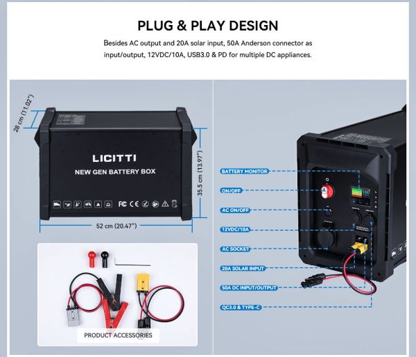 2000W AC Battery Box - LICITTI